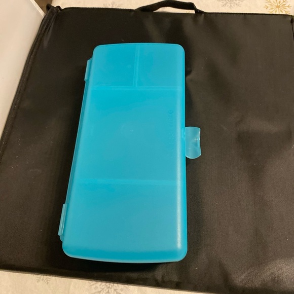 Tupperware | Kitchen | Tupperware Blue Storage Container | Poshmark